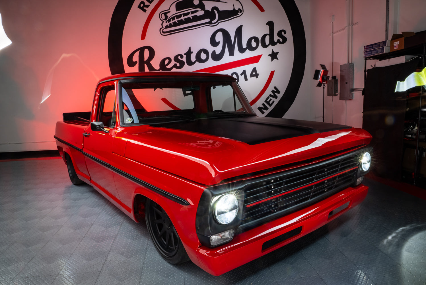 This '69 Ford RestoMod Truck Packs 425HP from a Roush Coyote AND MORE ...