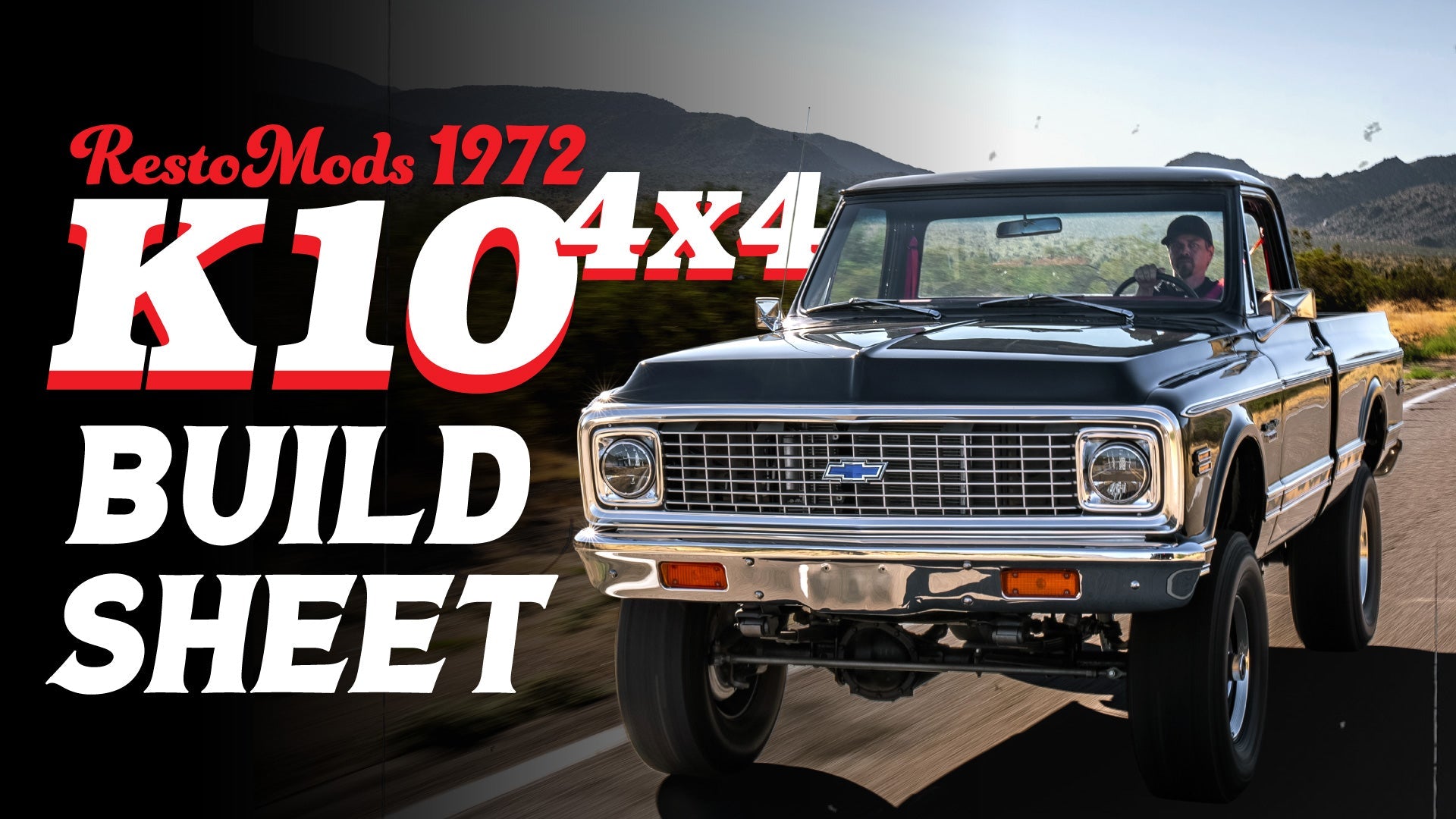 The RM24 1972 Chevy K10 4x4 Build Sheet – Restomods