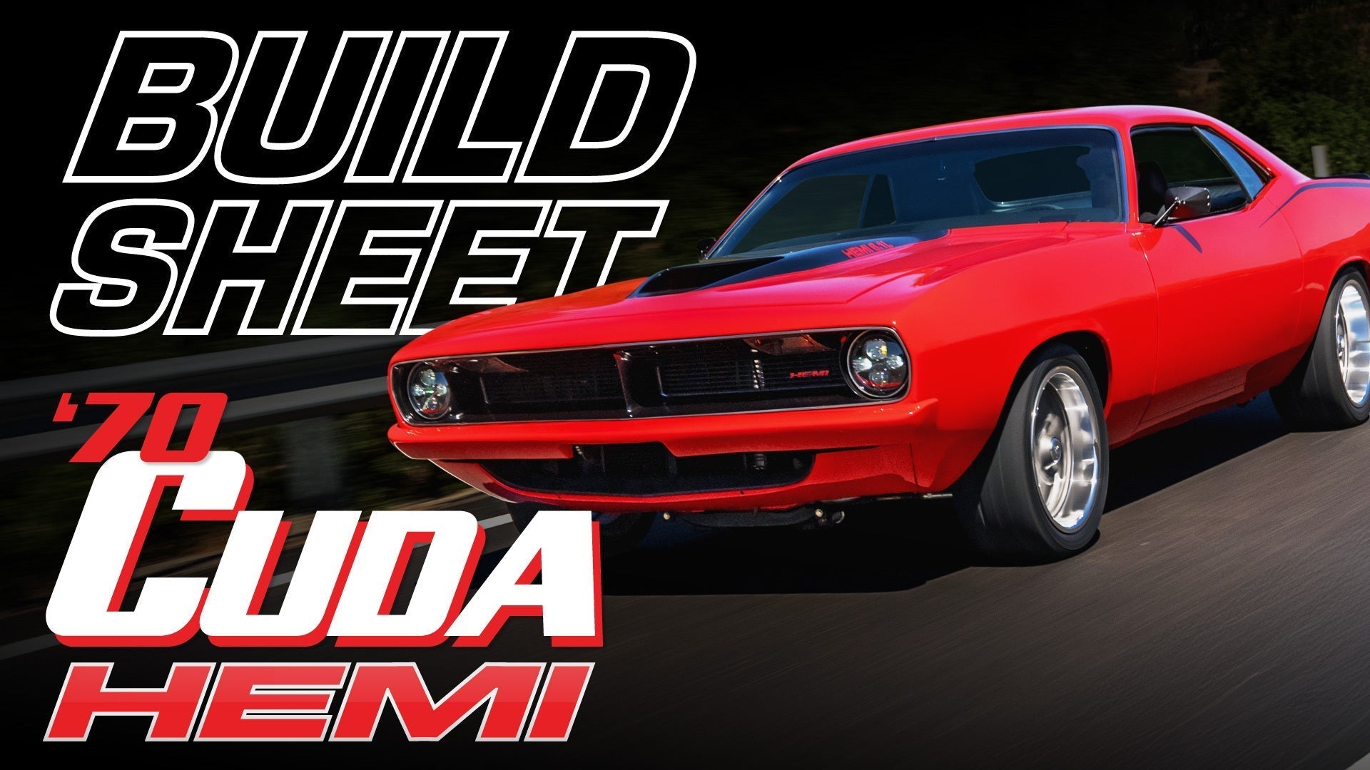 This 1970 Plymouth CUDA Puts Down HEMI Power – Restomods