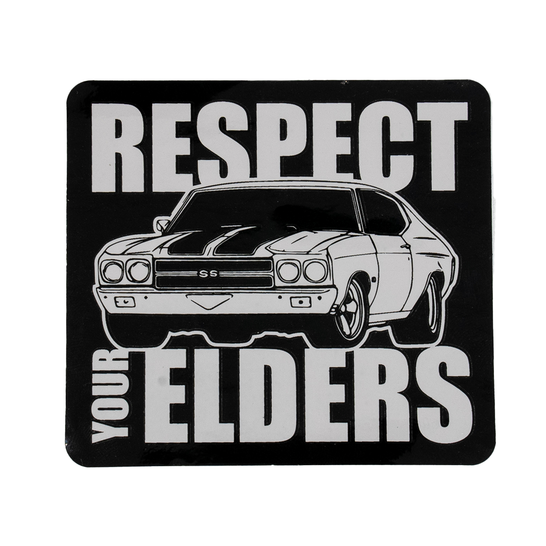 Respect Your Elders Sticker – Restomods