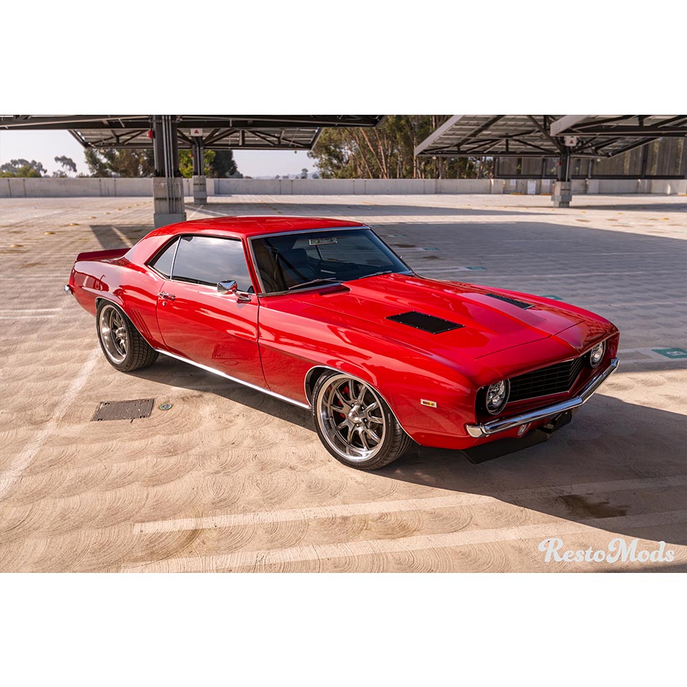 '69 Camaro LS3 The Big Red Poster – Restomods